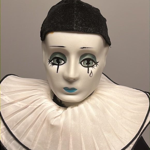 Other | Pierrot Bisque Doll From The 198s | Poshmark